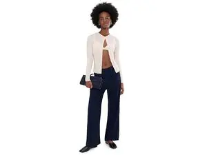 Vince Ribbed Cardigan Sweater