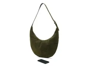 Madewell Suede Curve Shoulder Bag