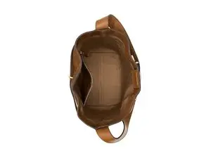 Madewell Essential Belted Bucket Tote In Suede - Brown