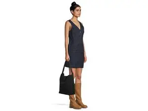 Madewell Essential Bucket Tote In Suede - Multi