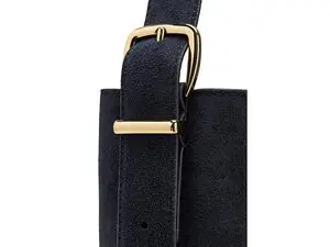 Madewell Essential Bucket Tote In Suede - Multi