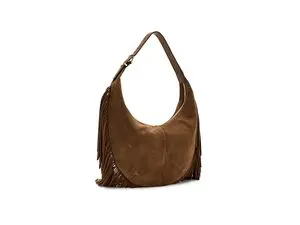 Madewell Suede Shoulder Bag With Fringe Detailing - Brown