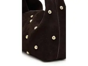 Madewell Suede Studded Shoulder Bag - Brown