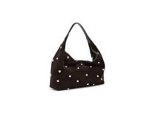 Madewell Suede Studded Shoulder Bag - Brown