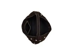 Madewell Suede Studded Shoulder Bag - Brown