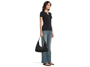 Madewell Studded Suede Shoulder Bag