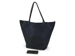 Madewell Oversized Soft Grain Shopper Shoulder Bag In Suede - Multi