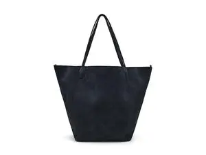 Madewell Oversized Soft Grain Shopper Shoulder Bag In Suede - Multi