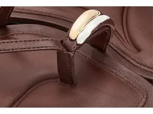 Vince Polli Strappy Sandals With Jewelry-inspired Toe Ring - Brown