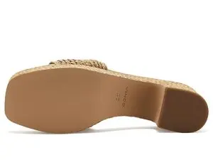 Vince Clarita Raffia Platform Wedge Sandals - Brown