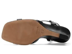 Vince Parma Strappy Wedge Sandals - Black