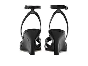 Vince Parma Strappy Wedge Sandals - Black