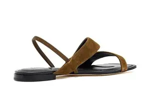 Vince Parker Slingback Sandals With Suede Straps - Tan