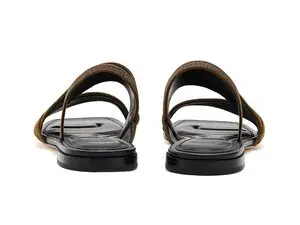 Vince Parker Slingback Sandals With Suede Straps - Tan