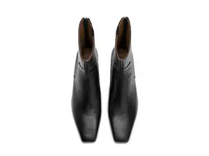 Madewell The Lexie Ankle Boot In Leather - Black