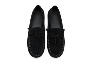 Madewell The Meadow Whipstitched Driver In Suede Shoes