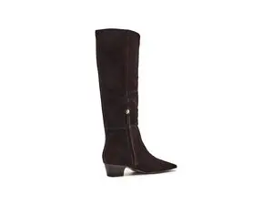 Madewell The Lexie Tall Boot In Suede - Brown