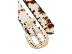 Madewell Silvia Skinny Round Buckle Belt