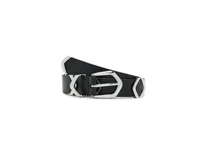 Madewell Fiora Metal Keeper Belt - Black