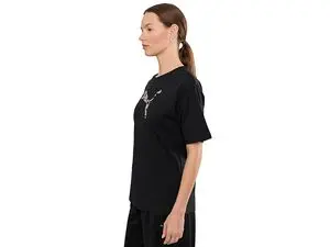 PUMA Essentials Animal Print Relaxed Fit T-shirt - Black