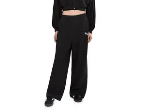 PUMA Essentials Graphics Leo Luxe Bedazzled Slouchy Pants - Black