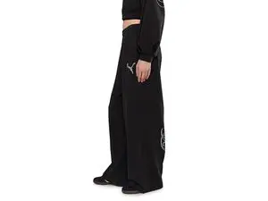 PUMA Essentials Graphics Leo Luxe Bedazzled Slouchy Pants