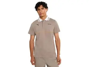PUMA Mclaren Racing Jacquard Polo Clothing - Mouse Gray