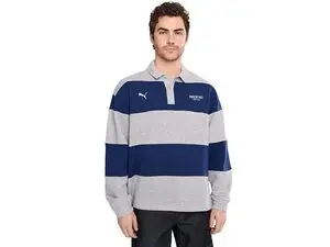 PUMA Porsche Legacy Striped Knit Sweatshirt - Blue