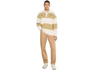 PUMA Porsche Legacy Striped Knit Sweatshirt - Tan