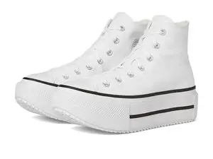 CONVERSE Chuck Taylor All Star Lift Double Stack Platform Lace-up High Top Sneakers - Gray