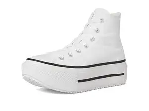 CONVERSE Chuck Taylor All Star Lift Double Stack Platform Lace-up High Top Sneakers - Gray