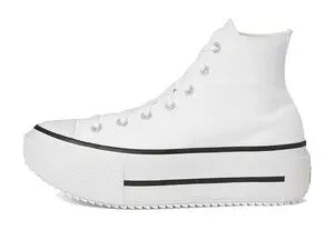 CONVERSE Chuck Taylor All Star Lift Double Stack Platform Lace-up High Top Sneakers - Gray