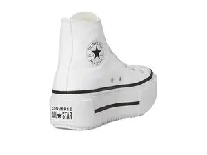 CONVERSE Chuck Taylor All Star Lift Double Stack Platform Lace-up High Top Sneakers - Gray