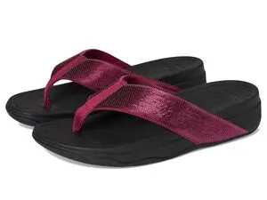 Fitflop Sequin Toe-post Wedge Sandals