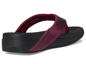 Fitflop Sequin Toe-post Wedge Sandals