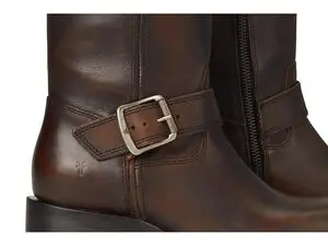 THE FRYE COMPANY Campus Buckle Mid Calf Boots - Brown