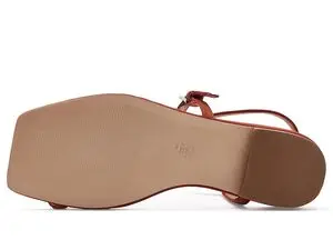 Schutz Lisa Leather Sandals - Red
