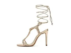 Schutz Cordelia High Heel Sandals - Silver