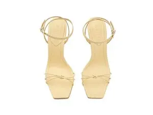 Schutz Platinum Bamboo Heeled Sandals - Multi
