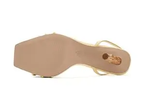 Schutz Platinum Bamboo Heeled Sandals - Multi