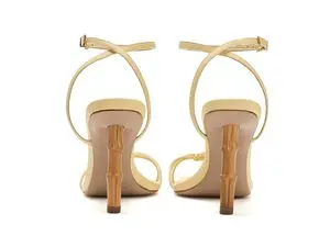 Schutz Platinum Bamboo Heeled Sandals - Multi