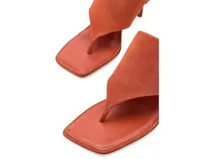 Schutz Sage Mid Stiletto Sandals - Orange