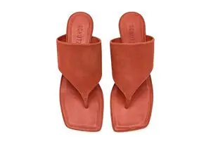 Schutz Sage Mid Stiletto Sandals - Orange