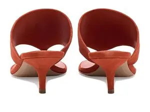 Schutz Sage Mid Stiletto Sandals - Orange
