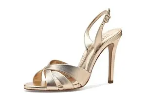 Schutz Keefa Sling Buckle Stiletto Sandals - Silver
