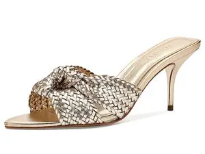 Schutz Marbella Stiletto Sandals - Silver