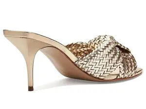 Schutz Marbella Stiletto Sandals - Silver