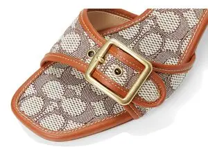 COACH Margot Jacquard High Heel Sandals - Gray