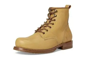 THE FRYE COMPANY Hudson Plain Toe Lace-up Workboots - Yellow