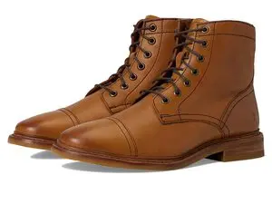 THE FRYE COMPANY Paul Mid Lace Up Leather Boots - Saddle